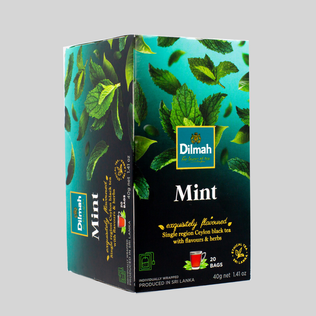 Peppermint Black Tea | Dilmah Mint Tea 20 Tea Bags – Dilmah Tea