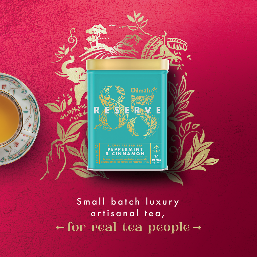 85 Reserve Peppermint & Cinnamon Infusion Tin Caddy-20 Luxury Leaf Tea ...