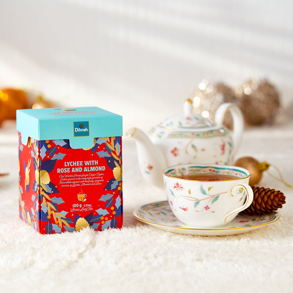 Christmas Tales Lychee With Rose And Almond Ceylon Black Tea-100g Loos – Dilmah Tea