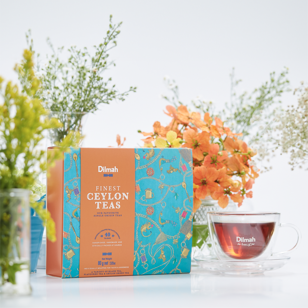 Dilmah Finest Ceylon Teas Variety Gift Pack-4x10 Individually Wrapped ...