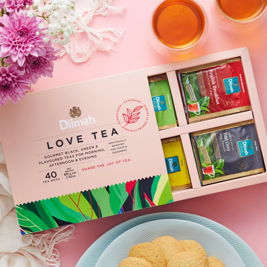 Love Tea Variety Gift Pack-4x10 Individually Wrapped Tea Bags – Dilmah Tea