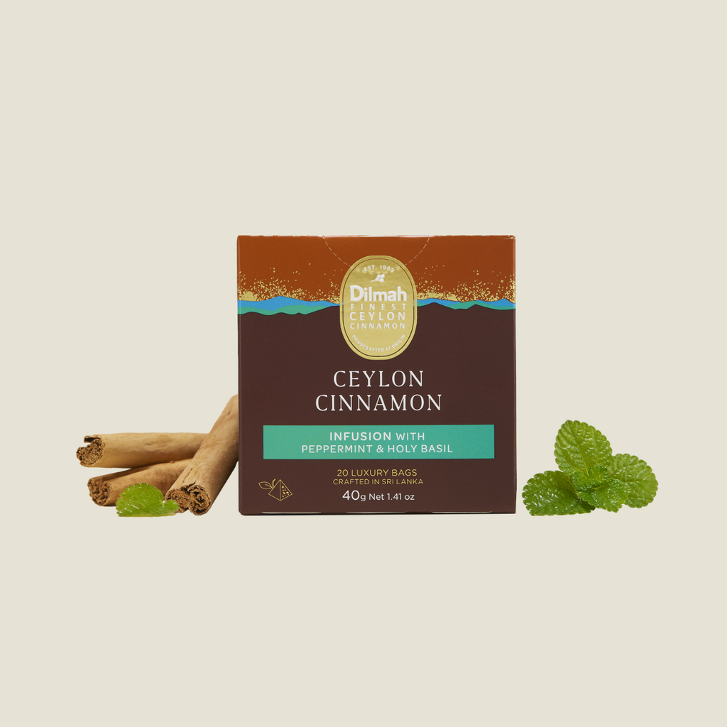 Ceylon Cinnamon Infusion with Peppermint and Holy Basil-20 Luxury Bags ...